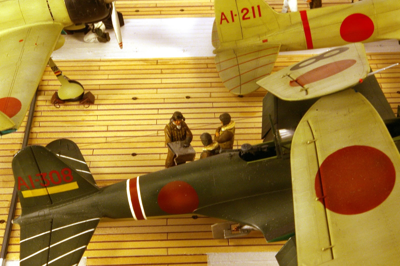 MODEL OTAKU: Japanese Carrier Akagi (赤城) Flight Deck, 07 December 1941