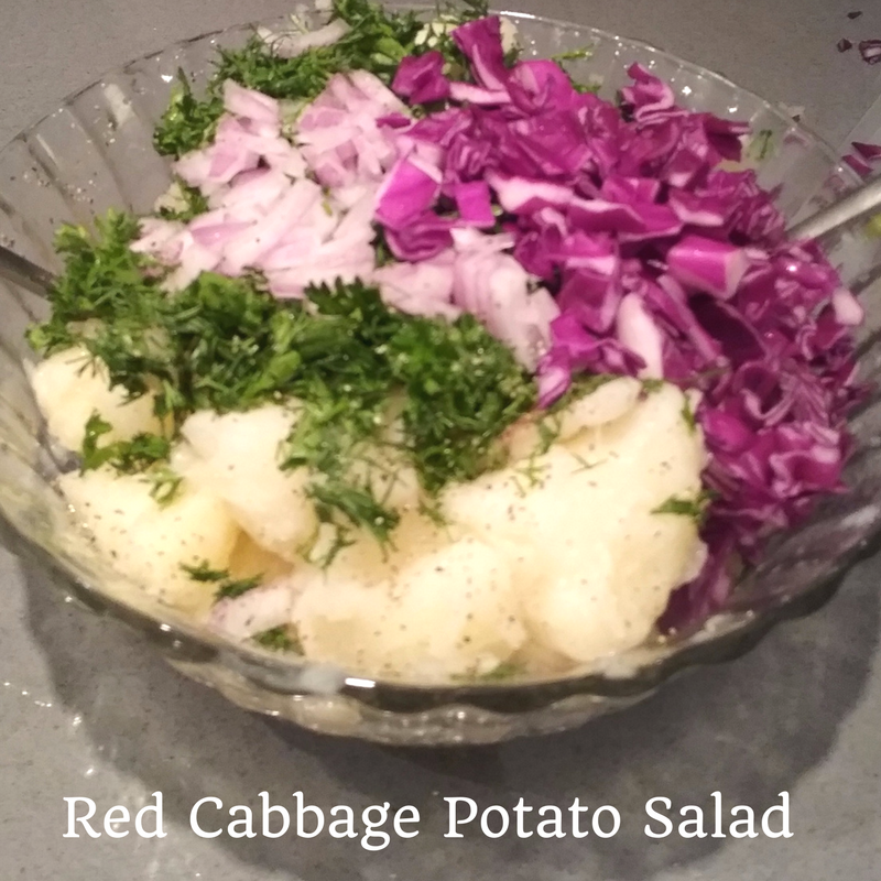 Gluten Free A-Z : Red Cabbage Potato Salad