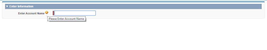 Salesforce Globe For You - Salesforce Shorts : HelpText in Visualforce Page