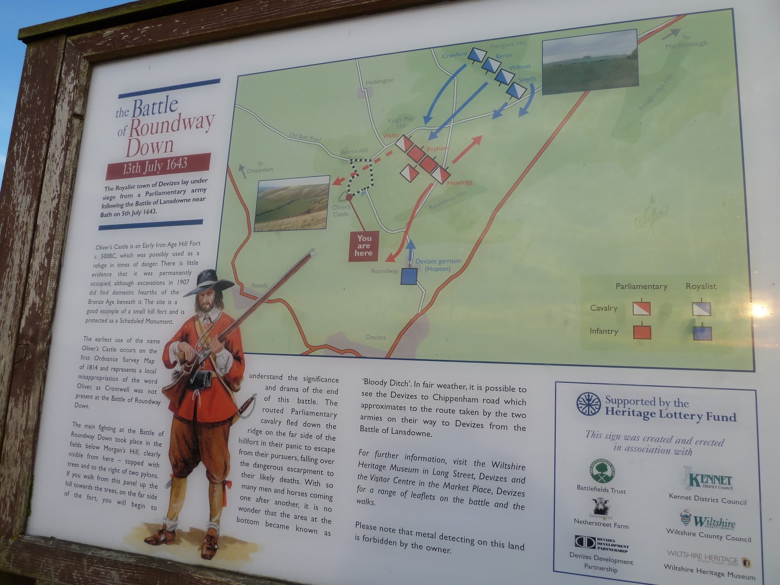 Devizes Days in Words and Pictures 2015: A Walk Over Roundway Down.