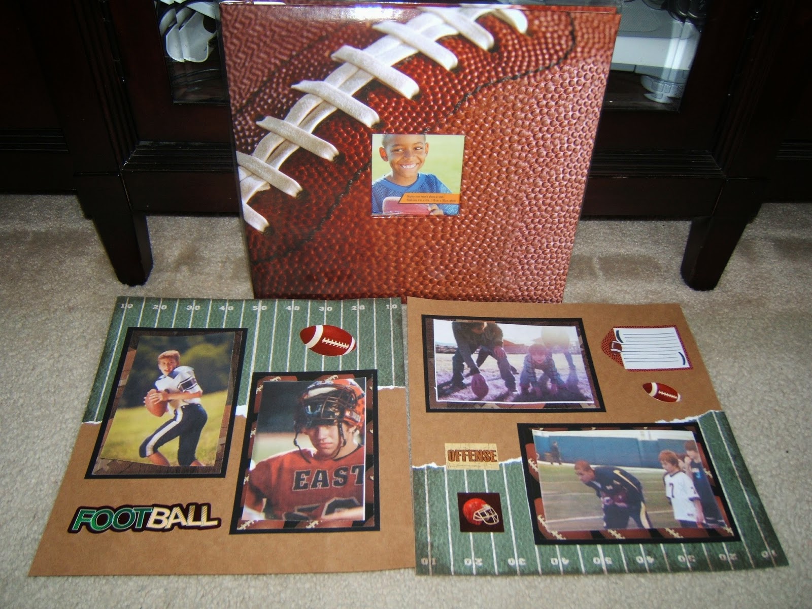 Made Just For You Scrapbooks: Football Scrapbook Album