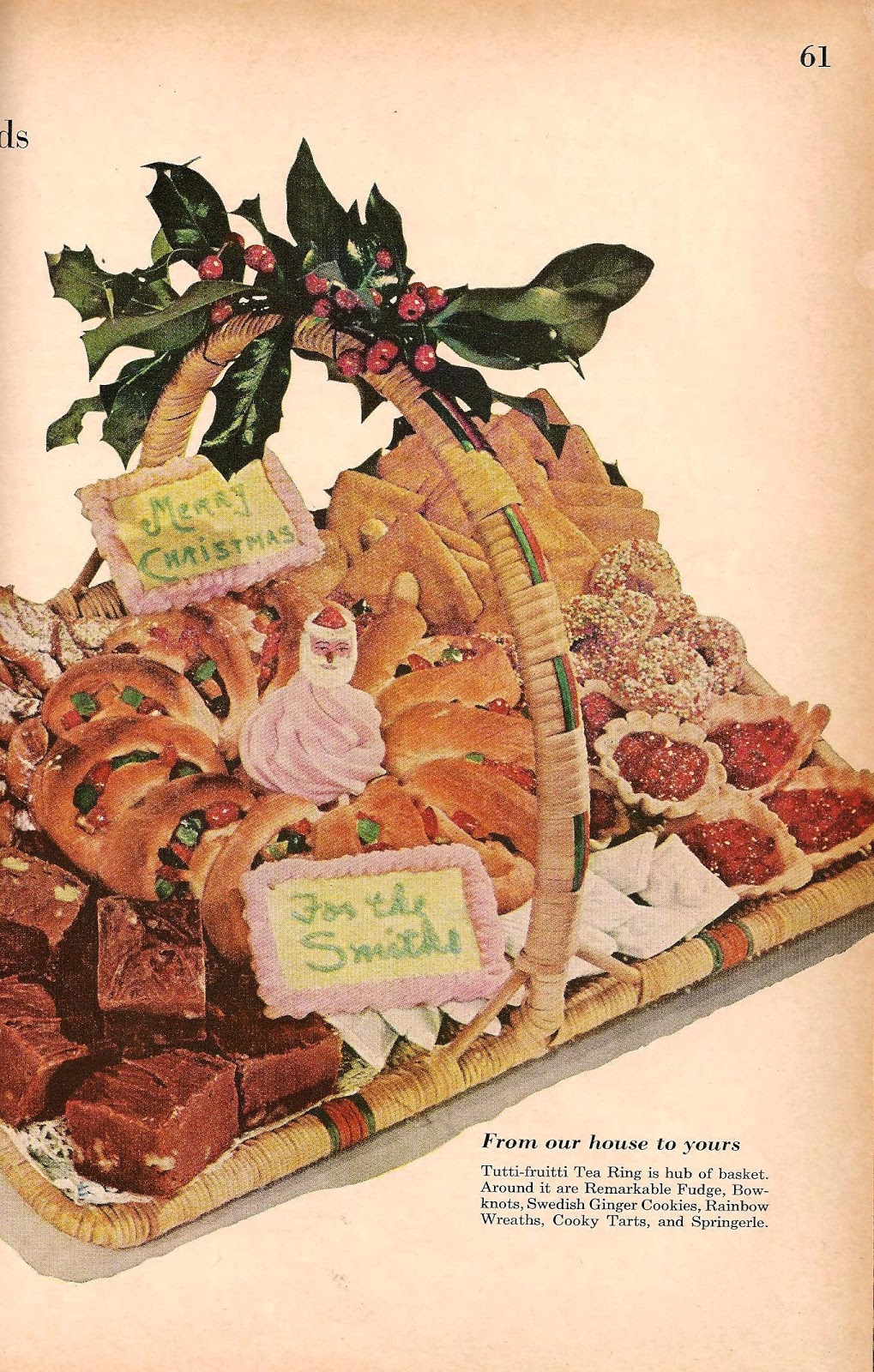 lucy violet vintage: Christmas Baking 1960's Style