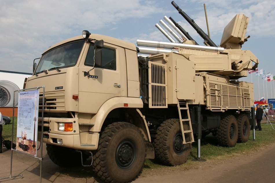 Pantsir-S1 (SA-22 Greyhound) Short-Range Air Defense System | Global ...