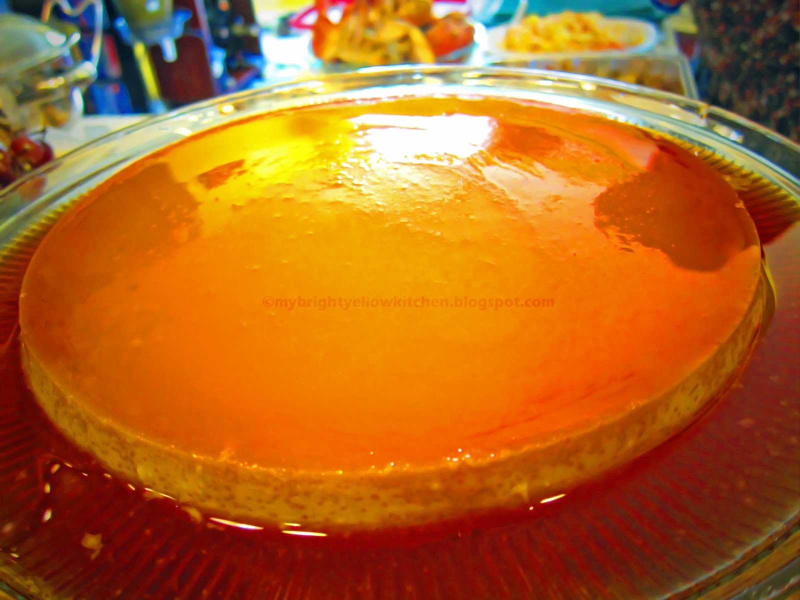 My Bright Yellow Kitchen: leche flan recipe *tried & tested*