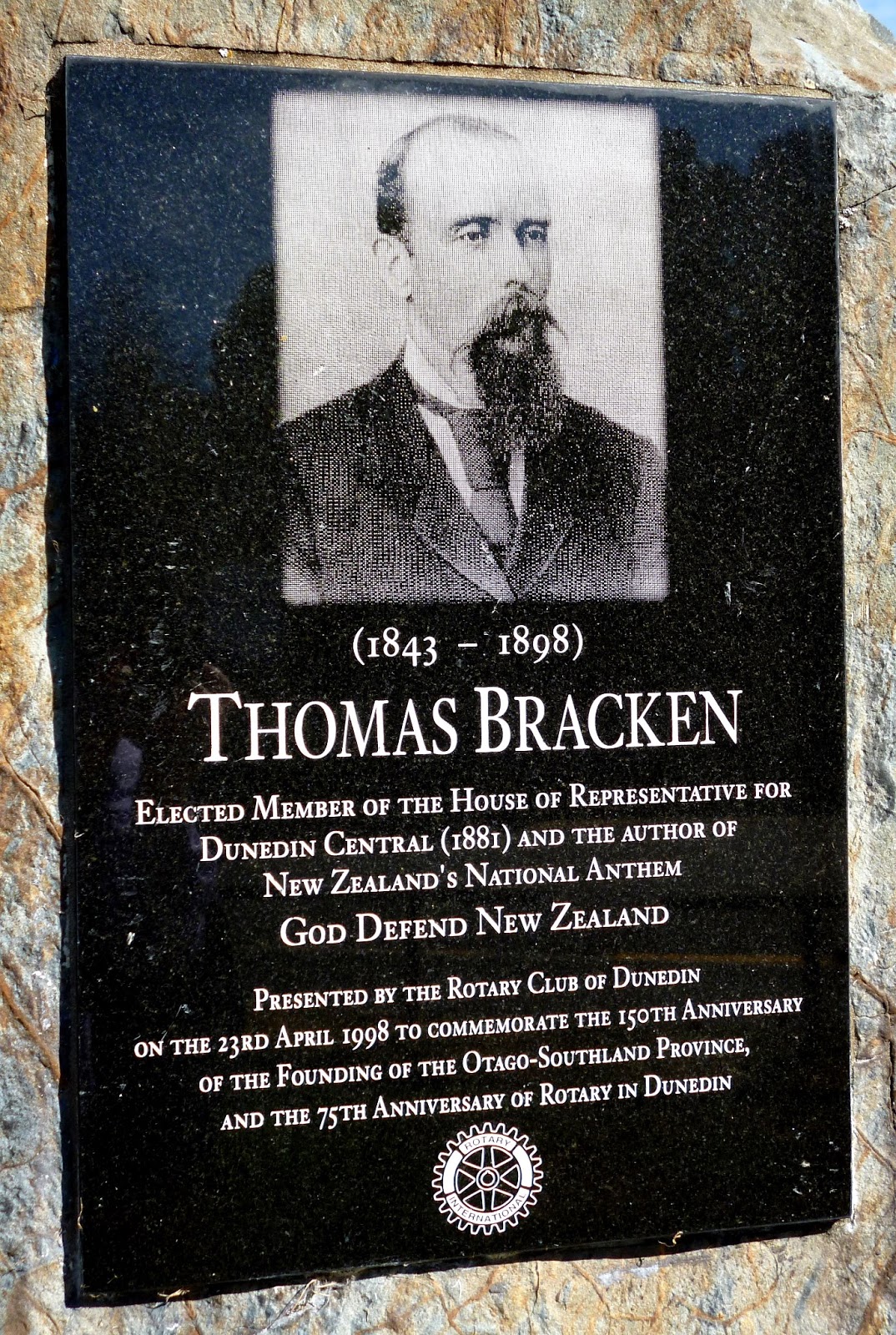 Dr Tony Shaw: Thomas Bracken in Dunedin, New Zealand
