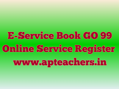 AP E-SR E-Service Book Employees Online Service Register GO 99 ESR ...
