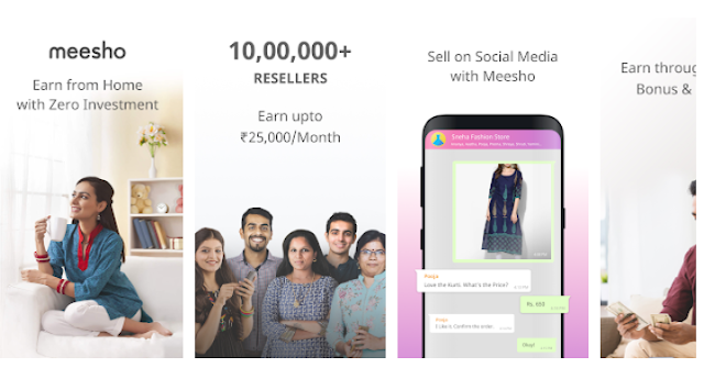 Meesho Drop Shipping - Work from Home, Earn Money, Resell with Meesho ...