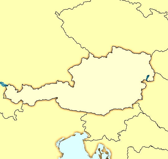 Mapa Politico de Austria