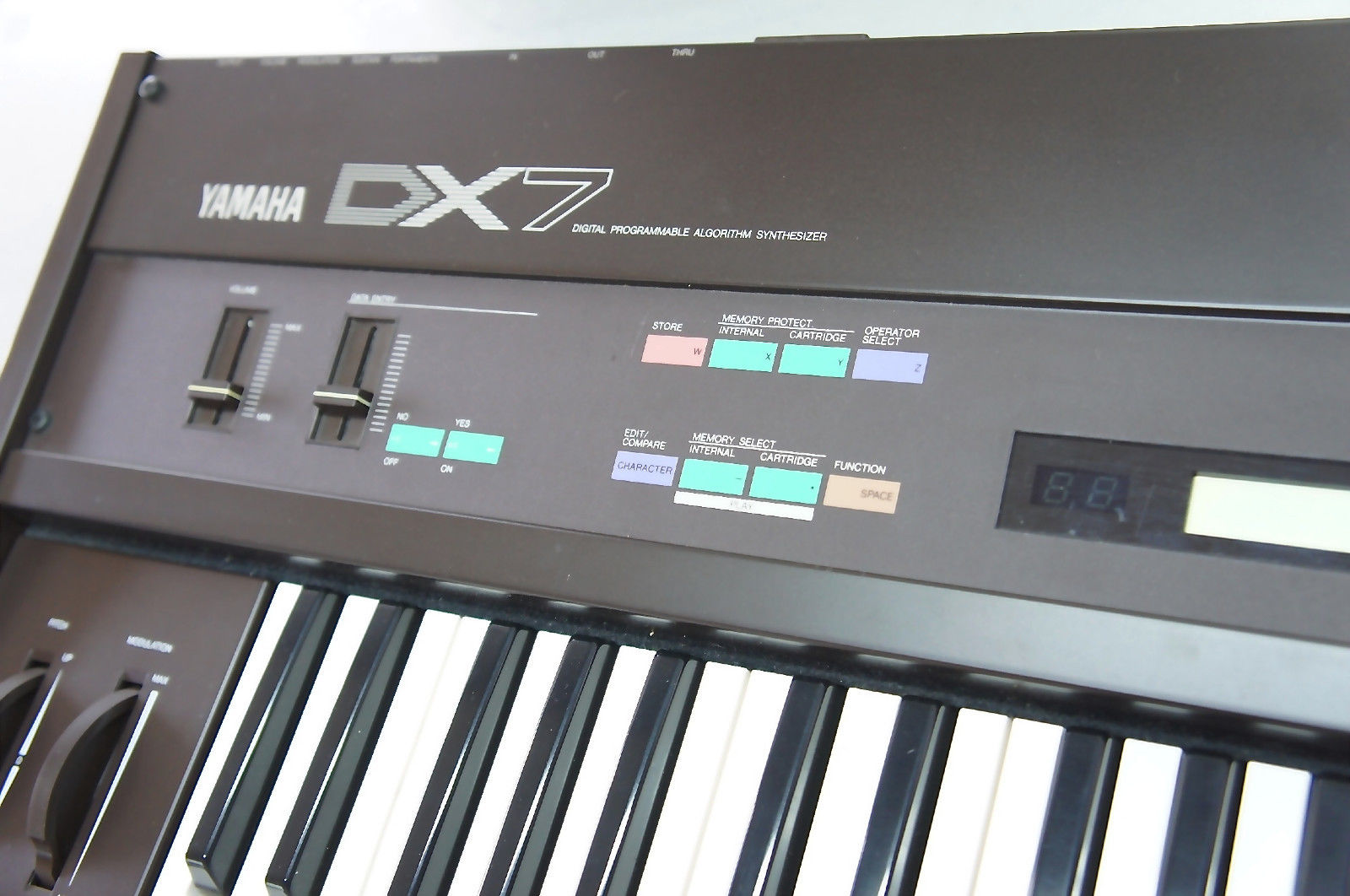 MATRIXSYNTH: 1980's Yamaha DX7 with Original Brown Leather Hard Case
