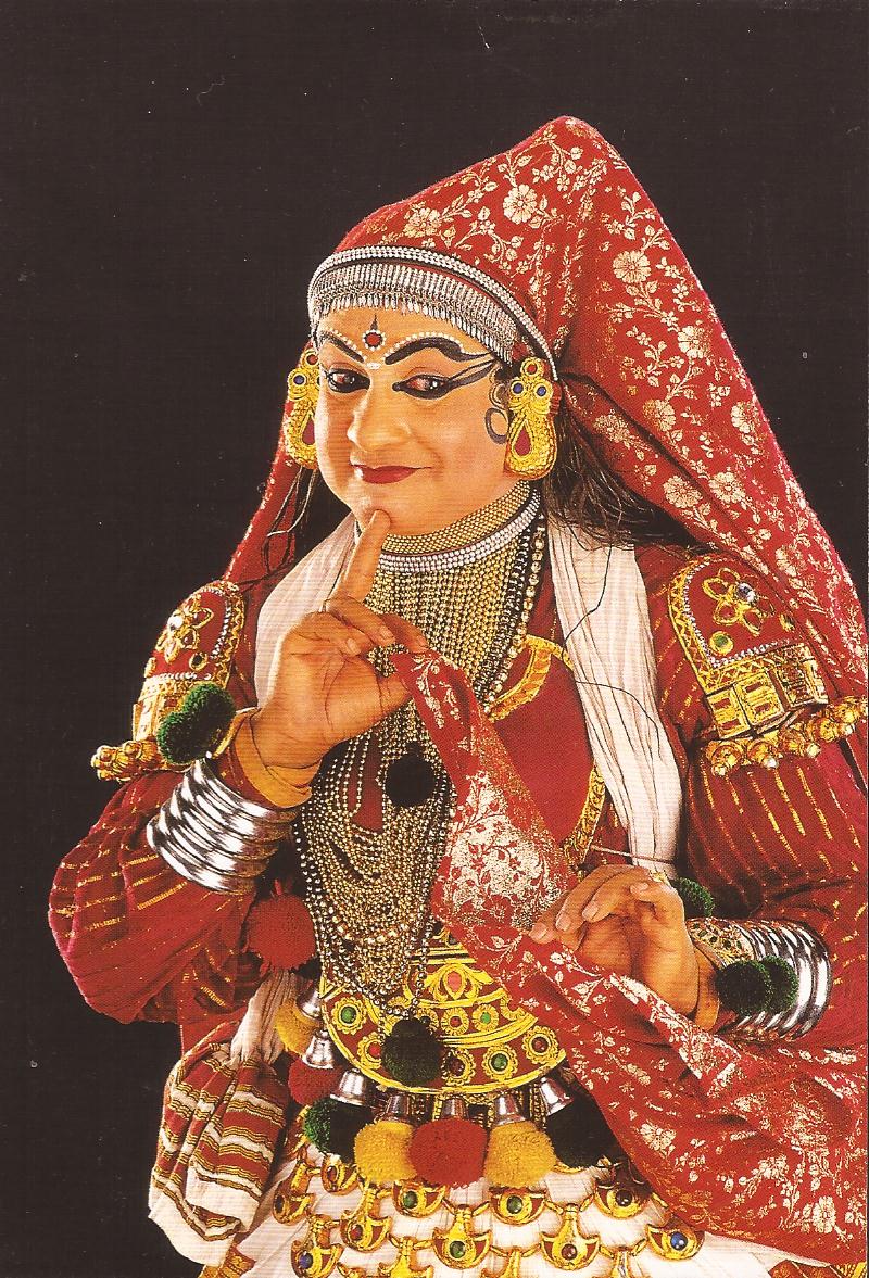 a girl's blog about postcards: Kathakali: Minukku