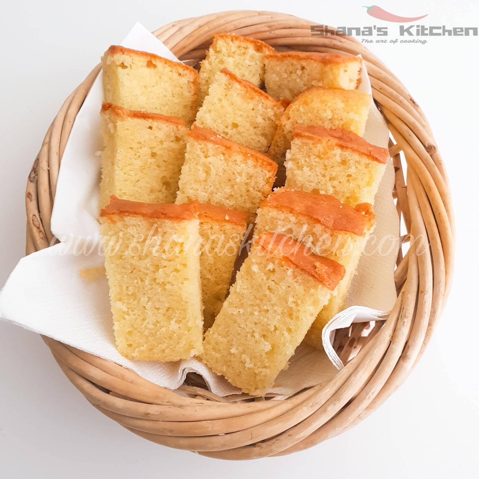 Sri Lankan Butter Cake - Shana's Kitchen