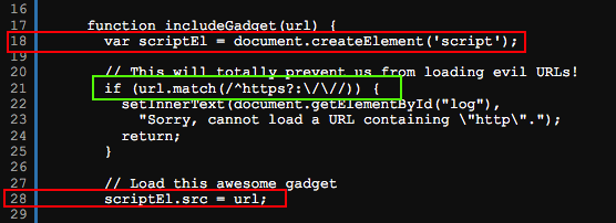 Google XSS Game - Solving Level 6 (Final)