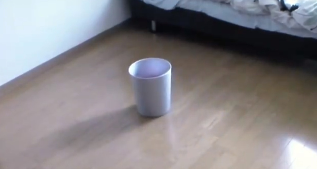 cool moving trash can - new inventions