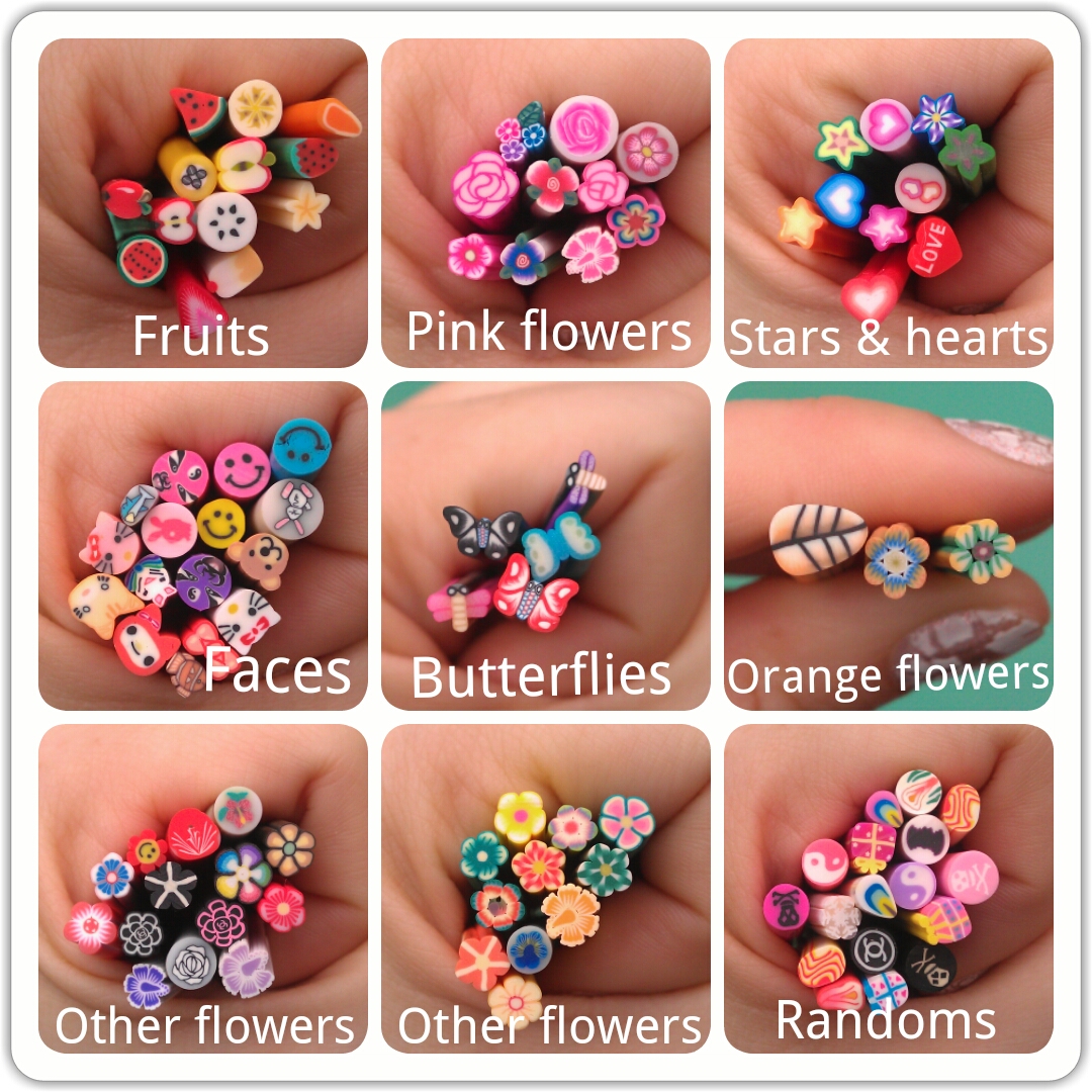 Miss Claira-Bella: Fun, Funky, Fimo nail art sticks! PART II