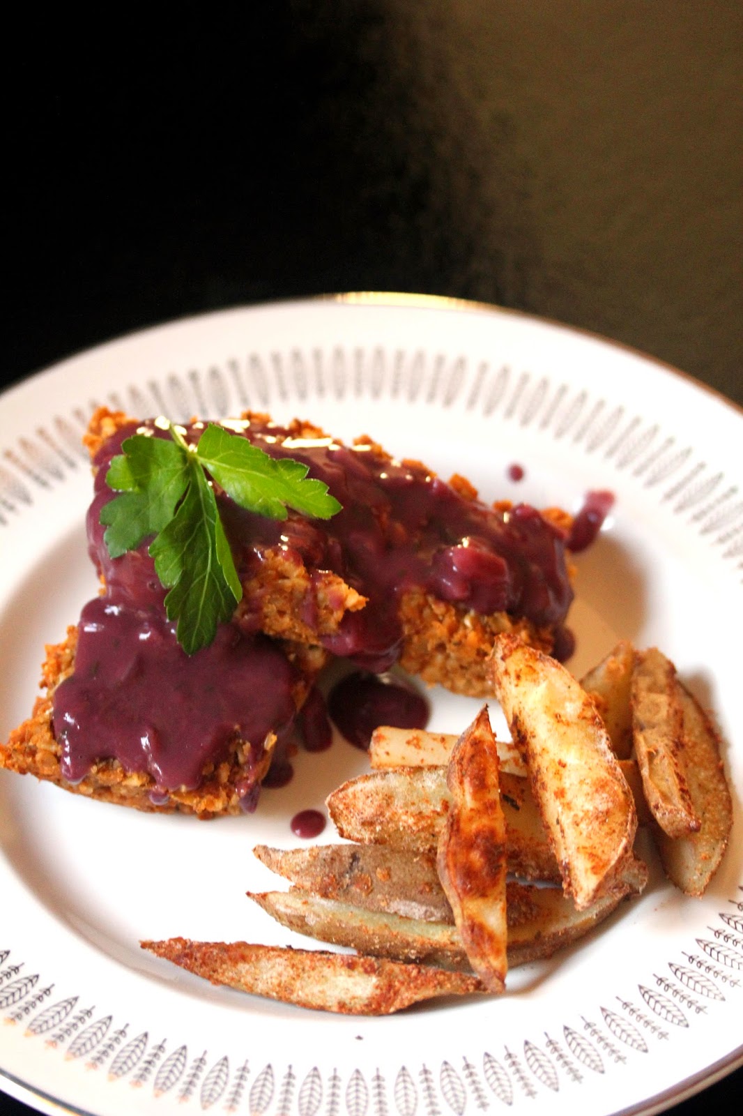 VEGAS BABY! Vegan Meatloaf, Fries, and Bordelaise inspired by Switch ...