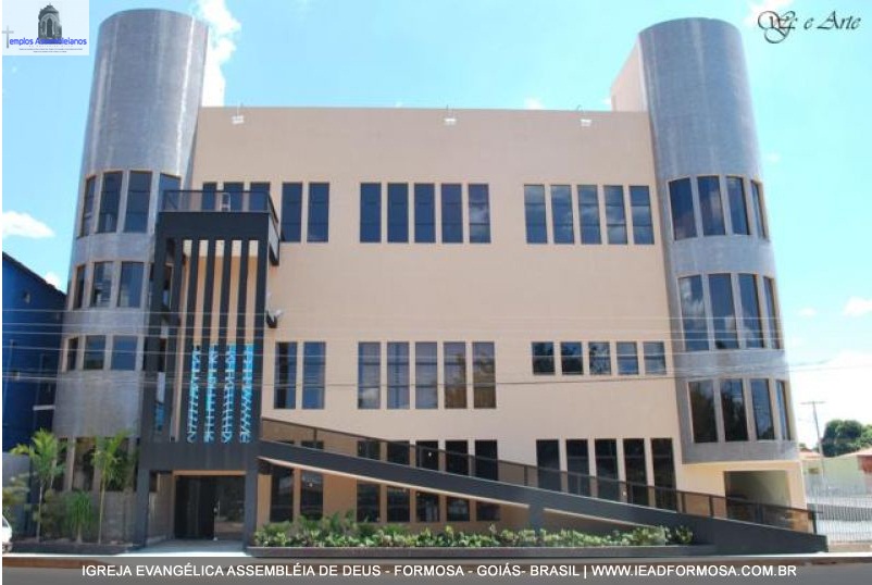Templos das Assembleias de Deus: Sede da Assembleia de Deus em Formosa ...