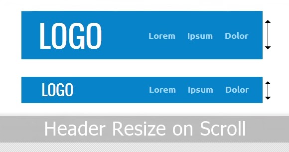 Cara Membuat Tampilan Header / Menu Blog Mengecil Ketika Di Scroll ...
