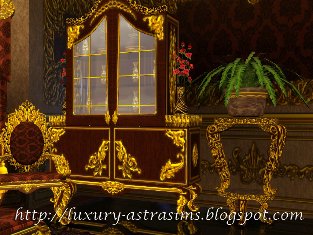 AstraSims3-everything for your Sims3: Living room Rococo (FREE)