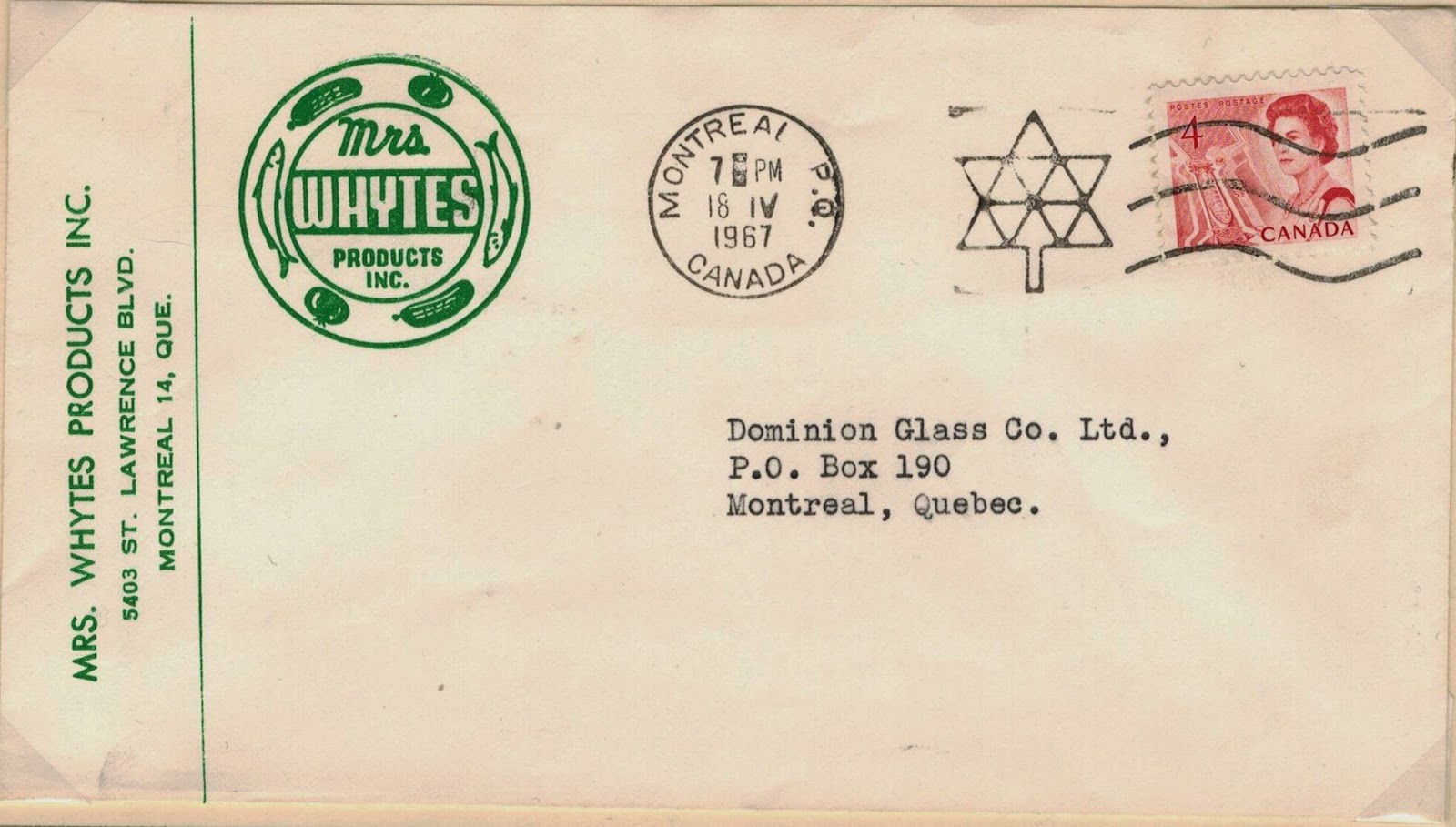 Postal History Corner: Centennial Period Domestic Letter Rates : 1967 -1973