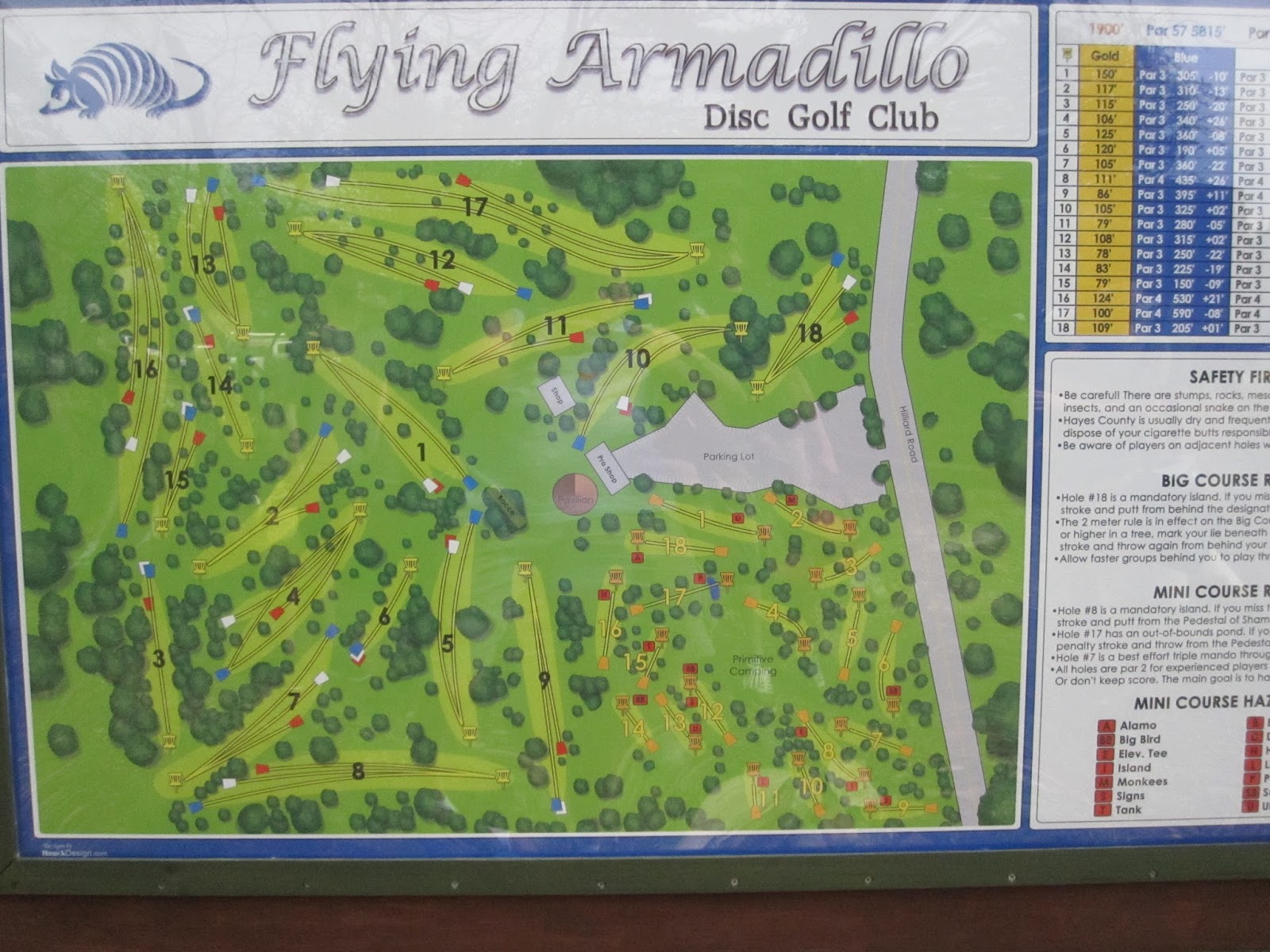 Disc Golf Journal: Flying Armadillo - Big Course - Last Course