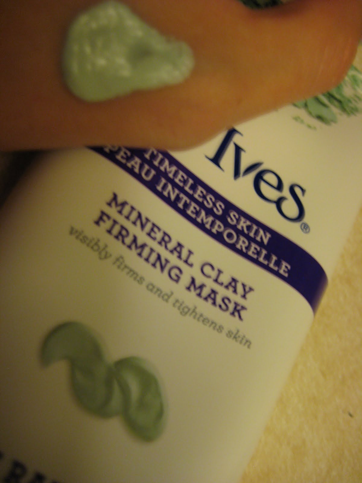 Polishes and Pleasantries ...: St. Ives Mineral Clay Firming Mask