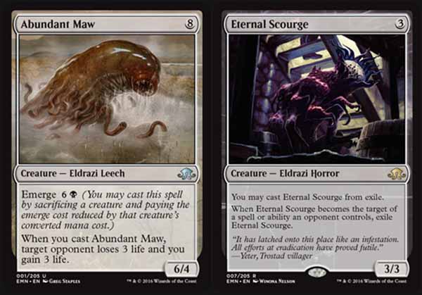 Magic the Gathering Adventures: Eldritch Moon Set Review - Eldrazi and ...