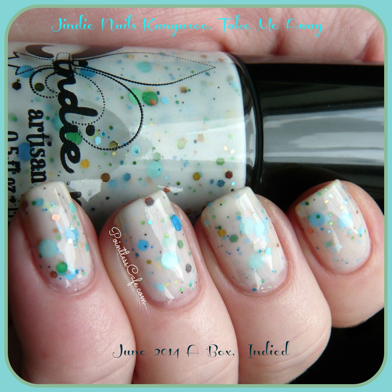 Girly Bits and Jindie Nails for June's A Box, Indied | Pointless Cafe