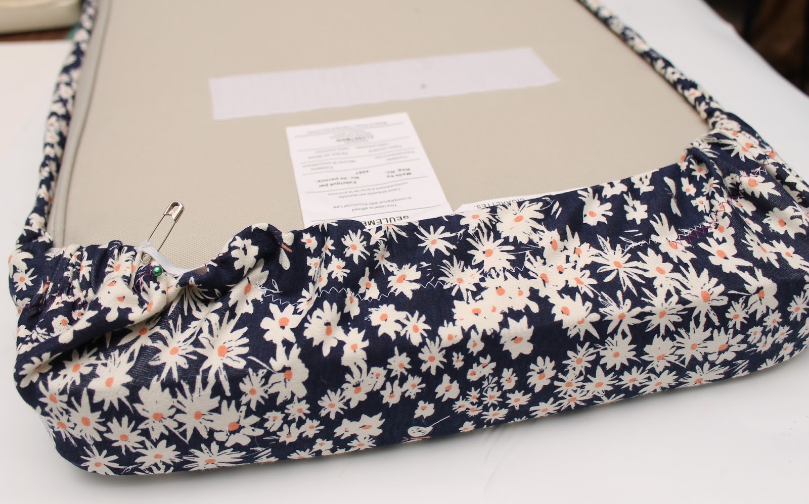 Hide Those Nasty Stains: How to Make a Bench Cushion Cover | Sew Simple ...