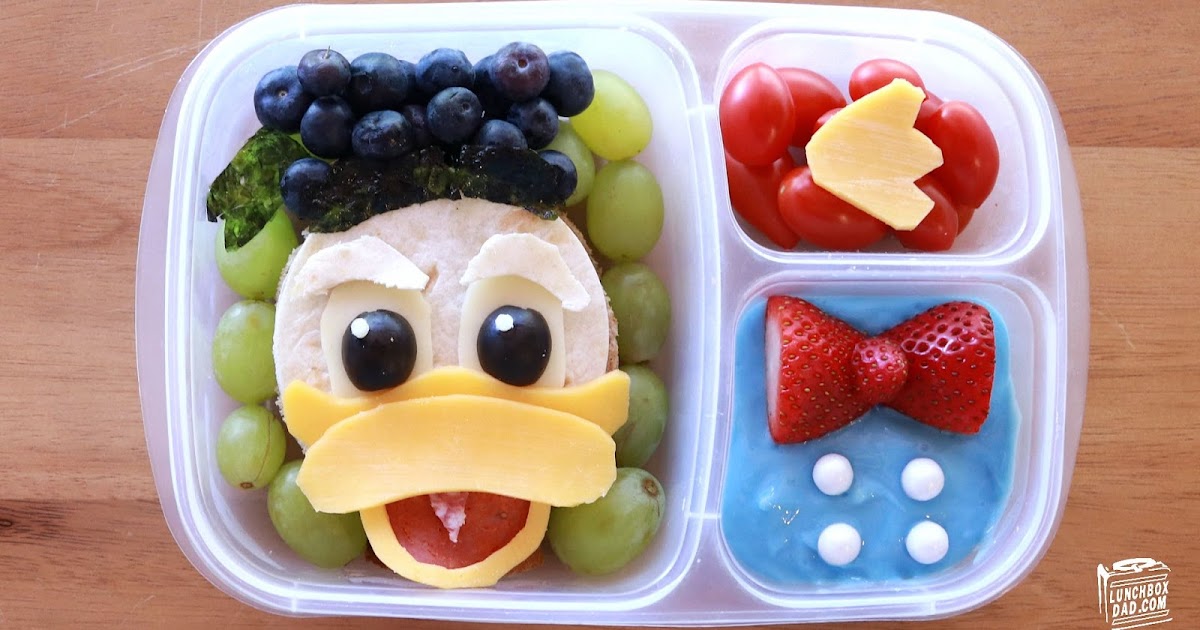 Lunchbox Dad: How to Make a Disney Donald Duck Lunch