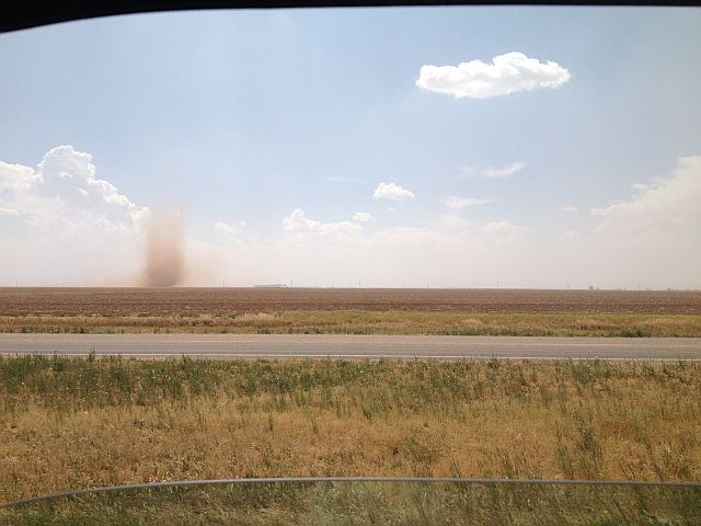 Postcards And Road Trips: Lubbock, Texas, Dust Storm
