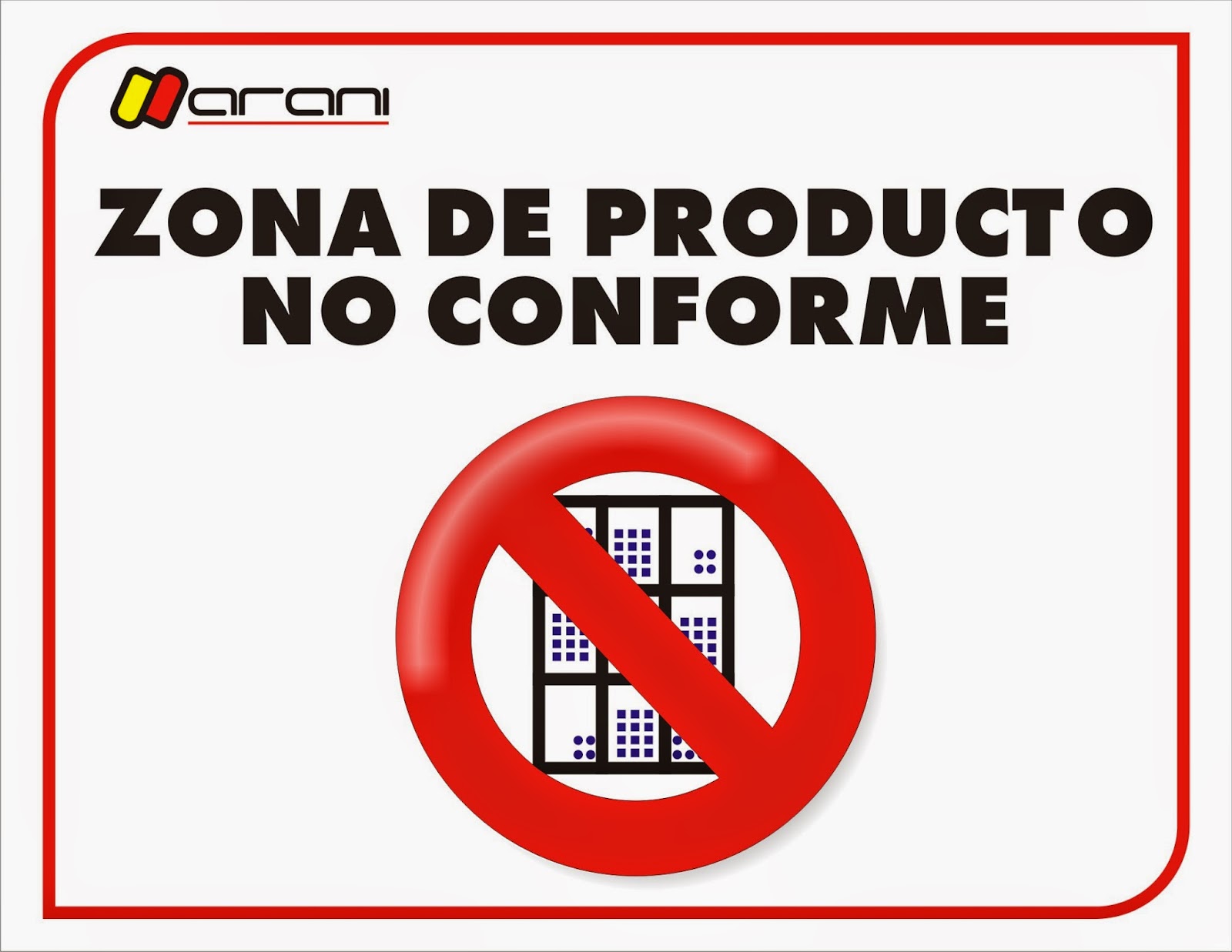 PRODUCTO NO CONFORME