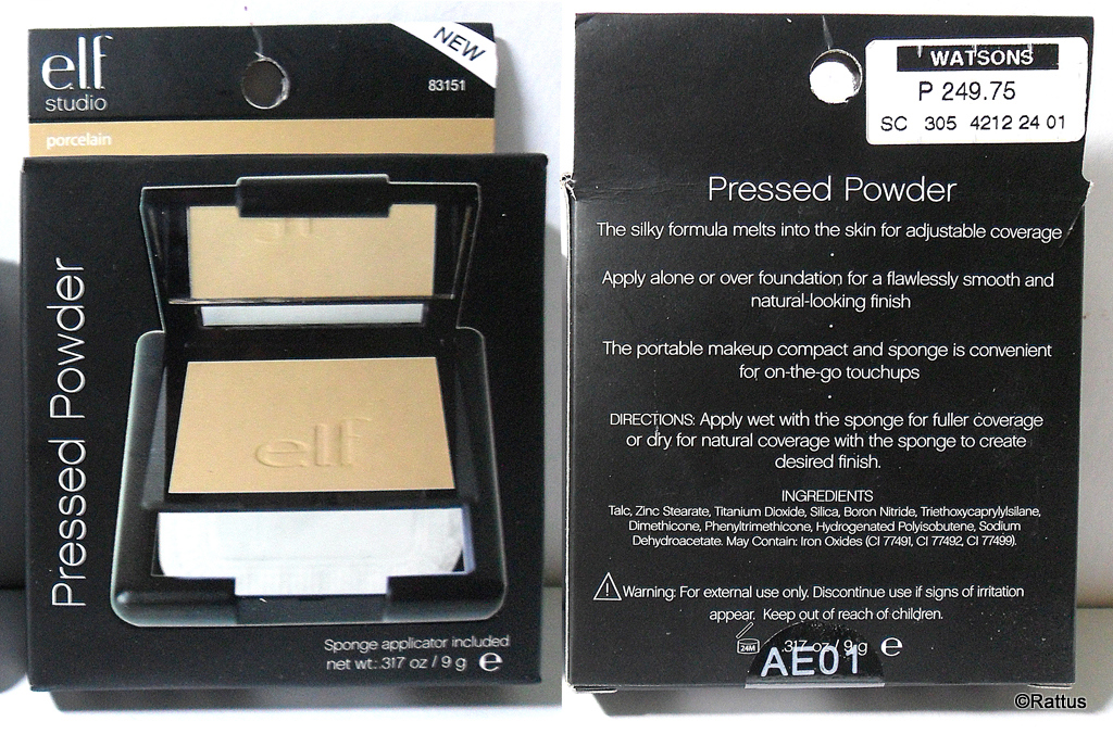 FACE: ELF Studio Pressed Powder in Porcelain | Lady Rattus Blog