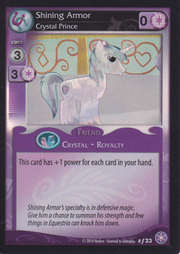 MLP The Crystal Games Foil Parallel Set CCG Cards | MLP Merch