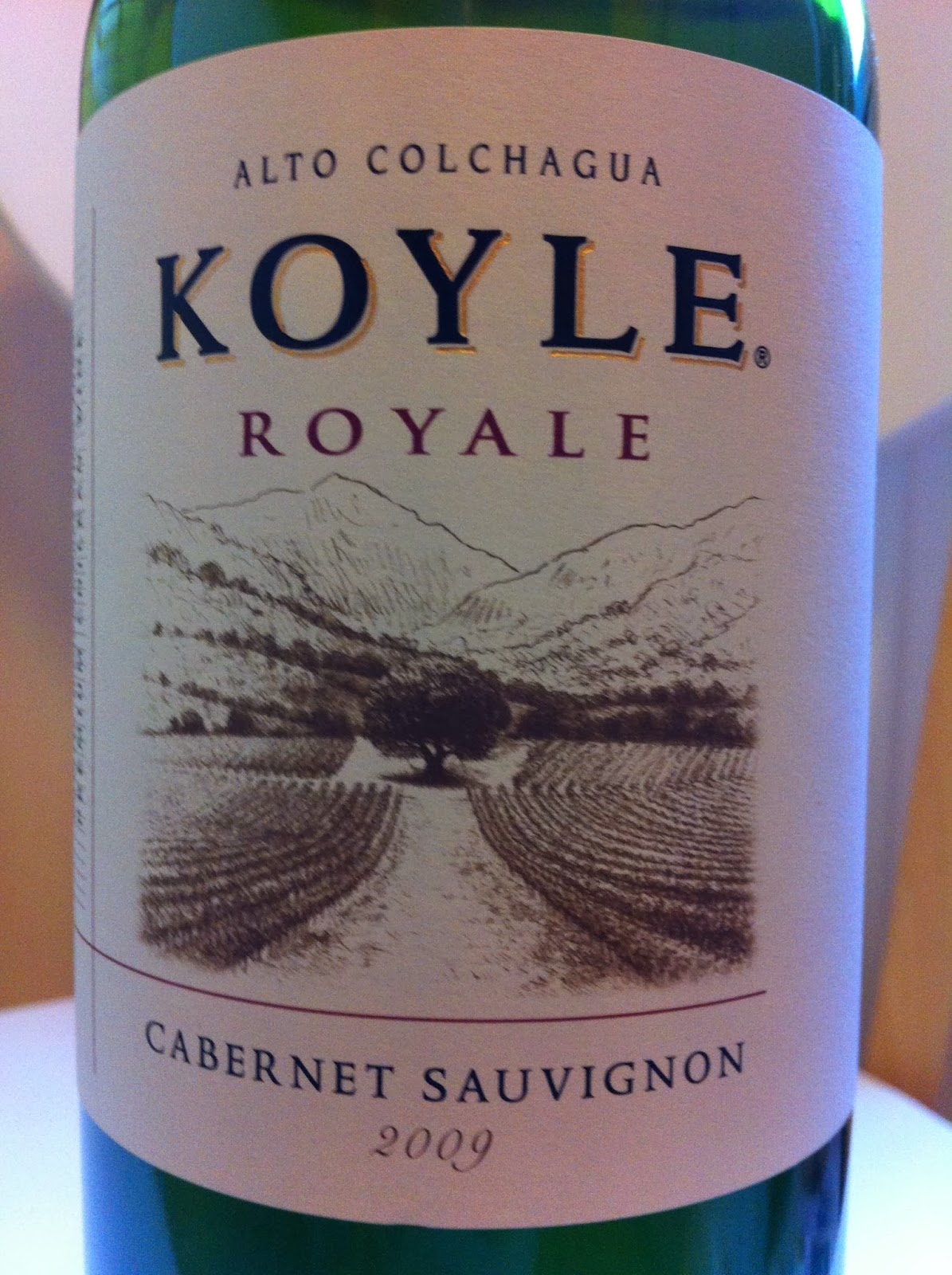 WINE IN SWEDEN: TN : Koyle Royale Cabernet Sauvignon 2009, Viña Koyle ...