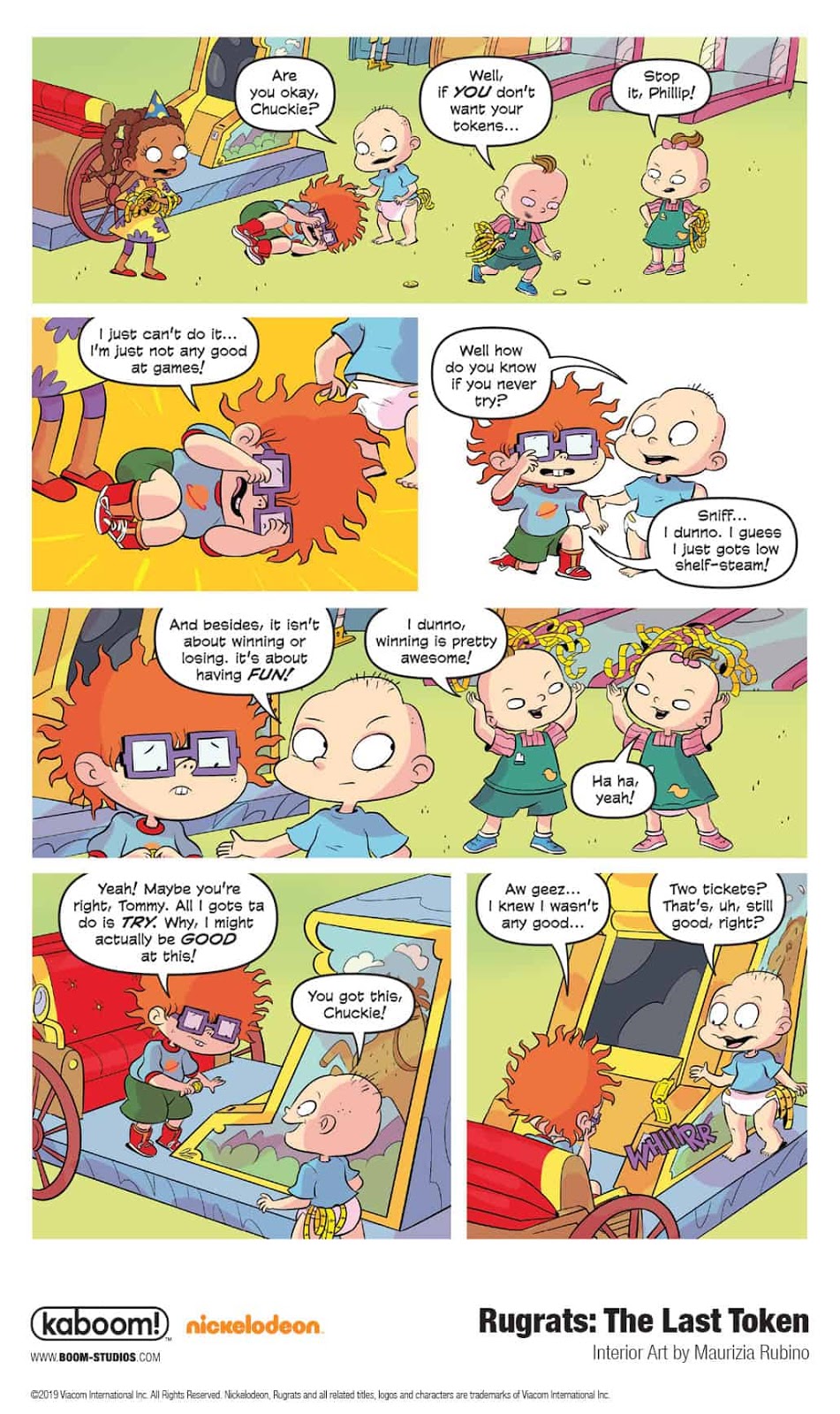 NickALive!: BOOM! Studios Unveils First Look at 'Rugrats: The Last Token'