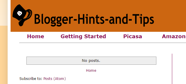 How to not show any posts on your blog's home page, using Blogger ...
