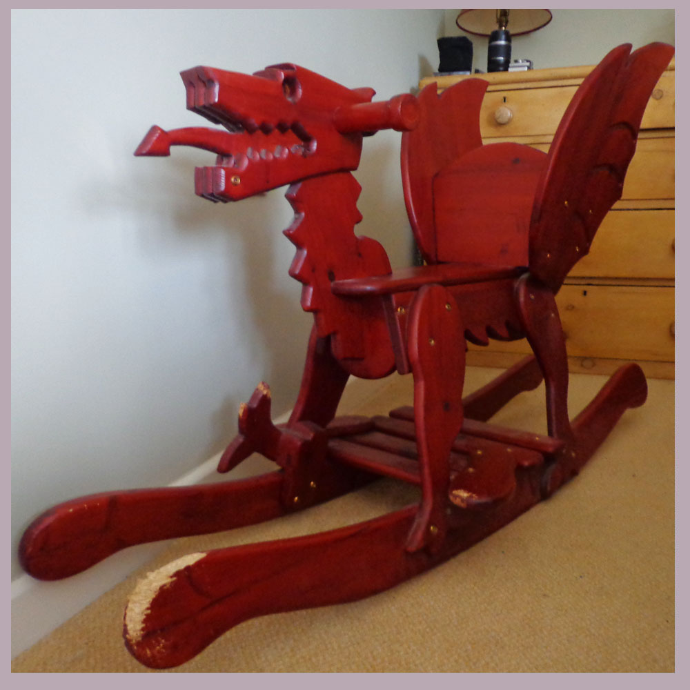 yellow fields: Rocking dragon...