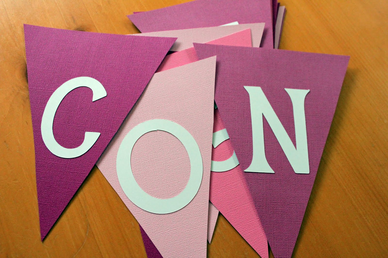 Frills Fluff and Trucks: Easy Paper Pennant Banner Tutorial