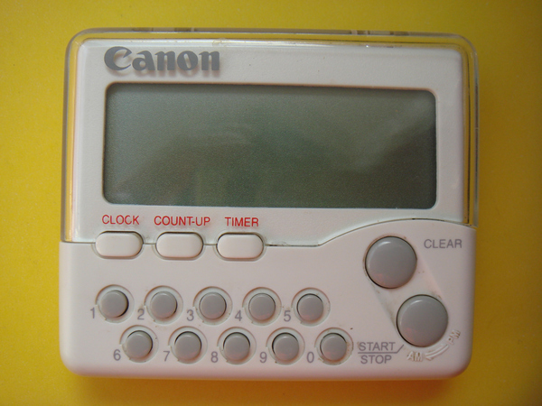 BugWorkShop - 甲蟲工作室: Canon（佳能）CT-30 時鐘計時器（Electronic Timer）介紹（一）