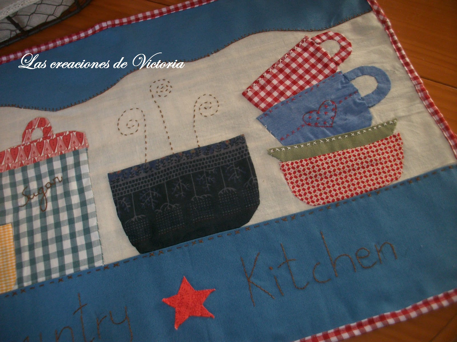 Las creaciones de Victoria: Mantel individual Simply patchwork!!!