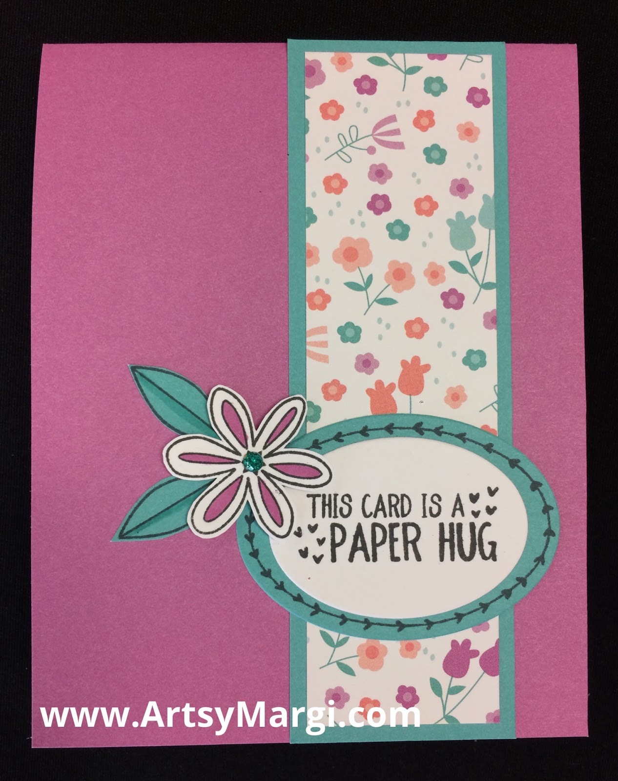 Artsy Margi : This Card is a Paper Hug AND it's a Twist and Pop card too!