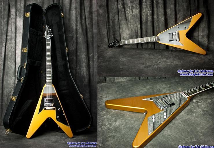 KISS ARMY CATALUNYA: PAUL STANLEY VINTAGE GOLD FLYING V