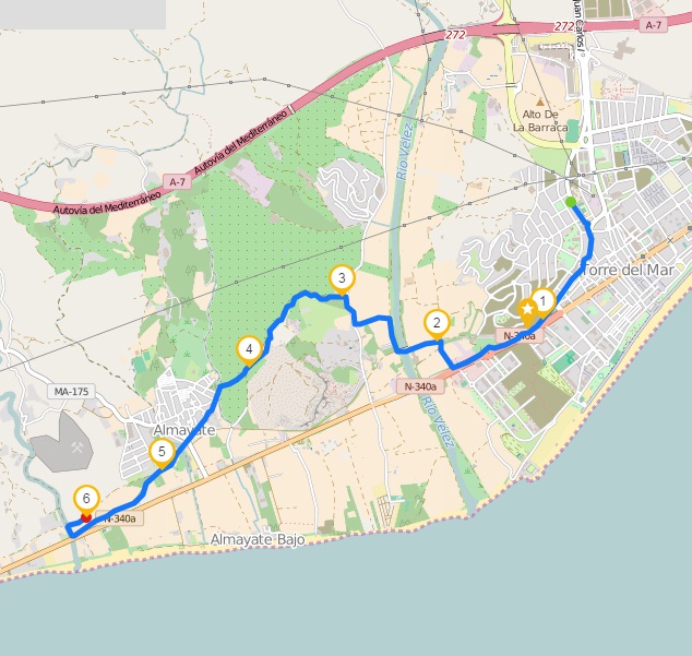 Legión Fénix: Torre del Mar - Almayate - Cmno Cantera