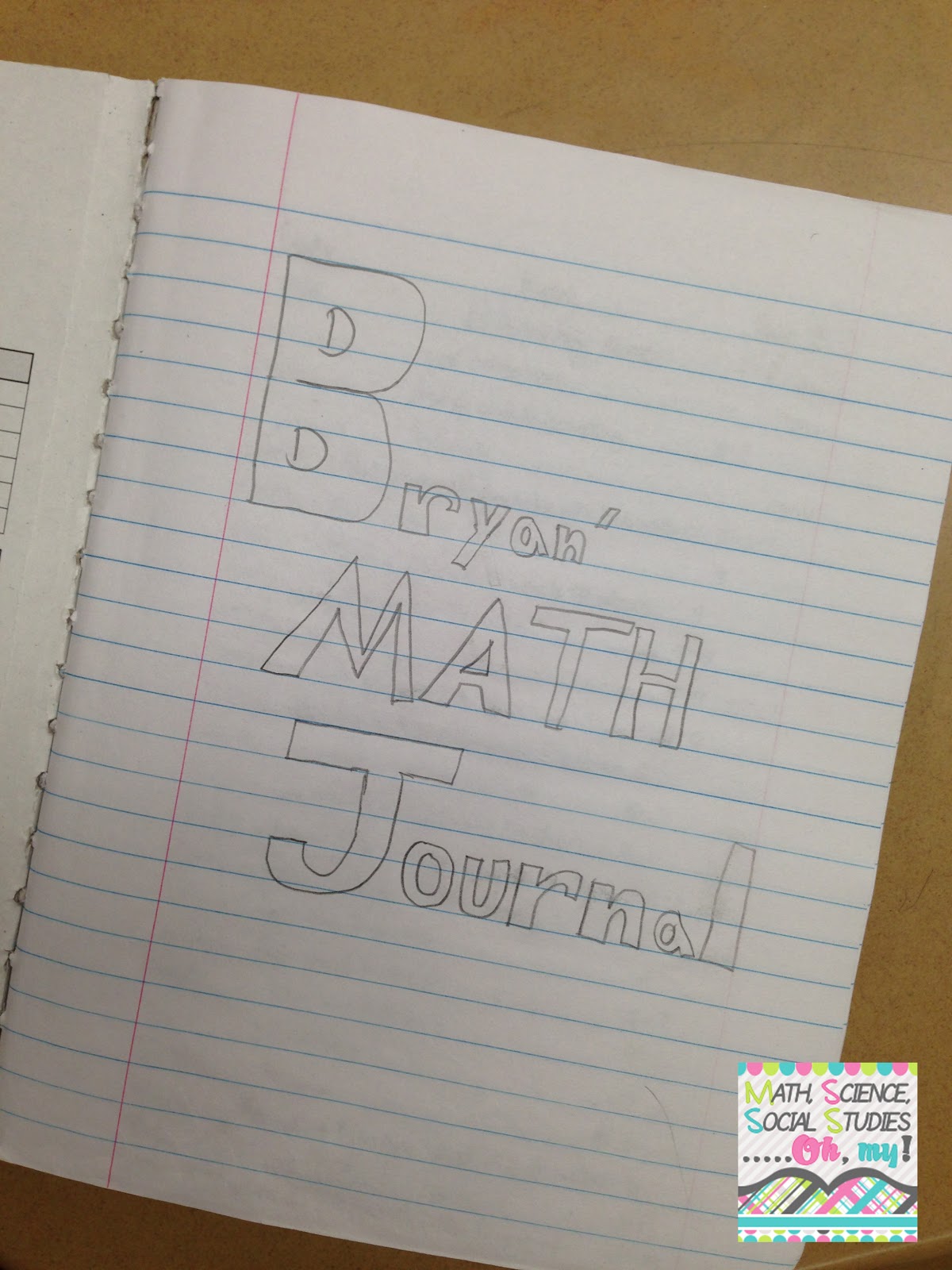 Math, Science, Social Studies......Oh, my!: Math Notebooking