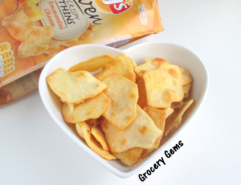 Grocery Gems: Review: Lays Oven Crispy Thins Emmental Cheese