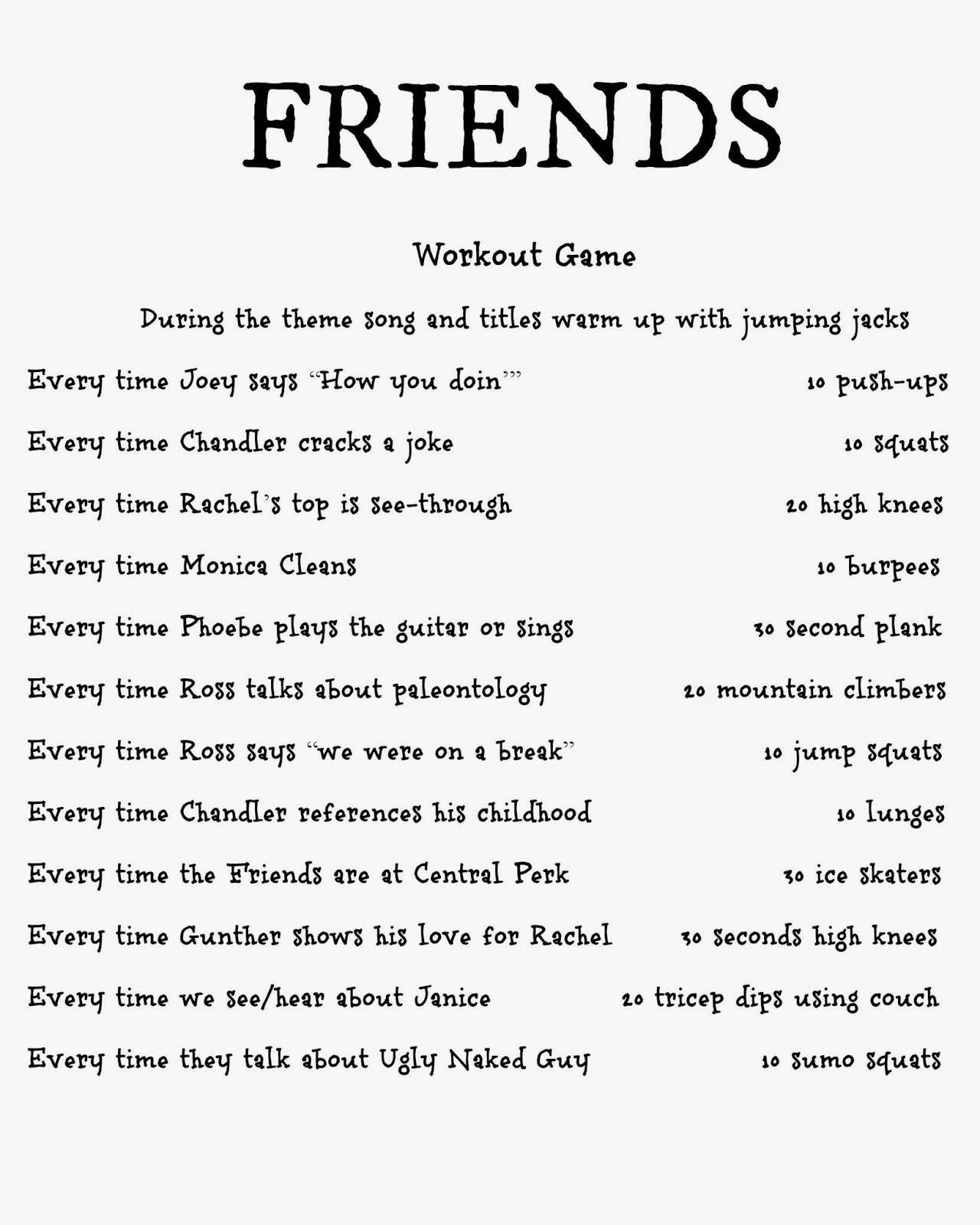 Living's as Easy as 312: Health and Fitness