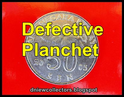 DEFECTIVE PLANCHET | Error coins