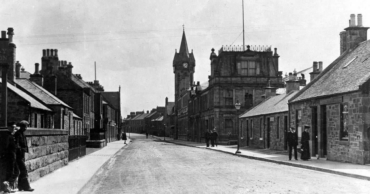 Tour Scotland: Old Photographs High Street Bonnyrigg Scotland