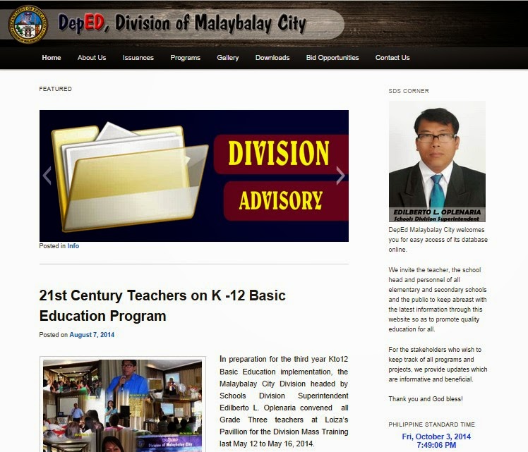 DepEd, Division of Malaybalay City | DEPED WEBSITES