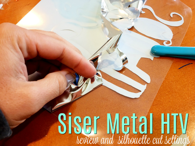 Siser Metal Heat Transfer Vinyl: The Perfect Silhouette Cut Settings ...